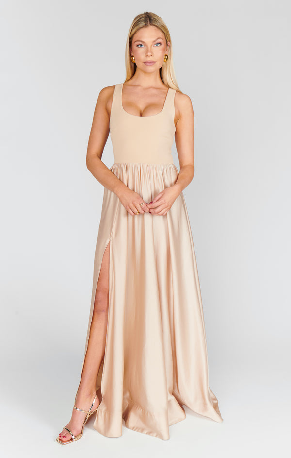 Show Me Your Mumu Champagne Luxe Satin