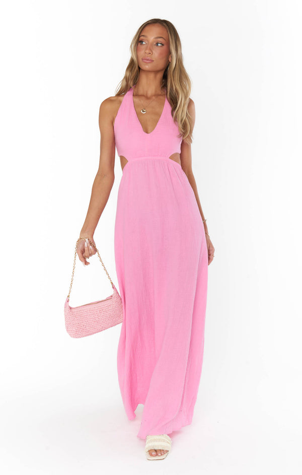 Marisol Maxi Dress ~ Bubblegum Gauze Show Me Your Mumu
