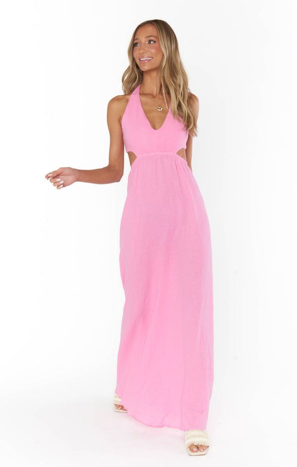 Marisol Maxi Dress ~ Bubblegum Gauze Show Me Your Mumu