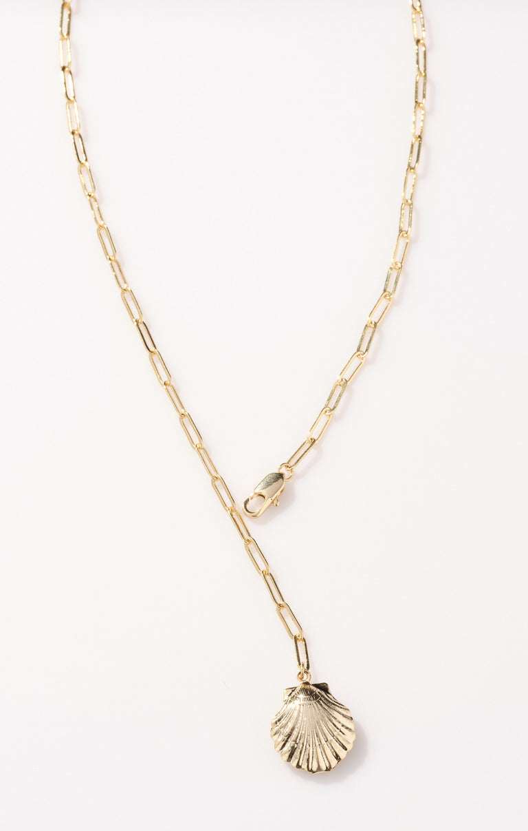 Faithy Jewels Sophie Shell Necklace ~ Gold – Show Me Your Mumu