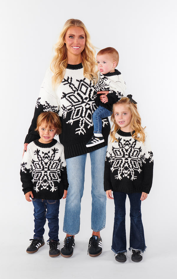 Lil Stowe Sweater ~ Snowflake Knit – Show Me Your Mumu
