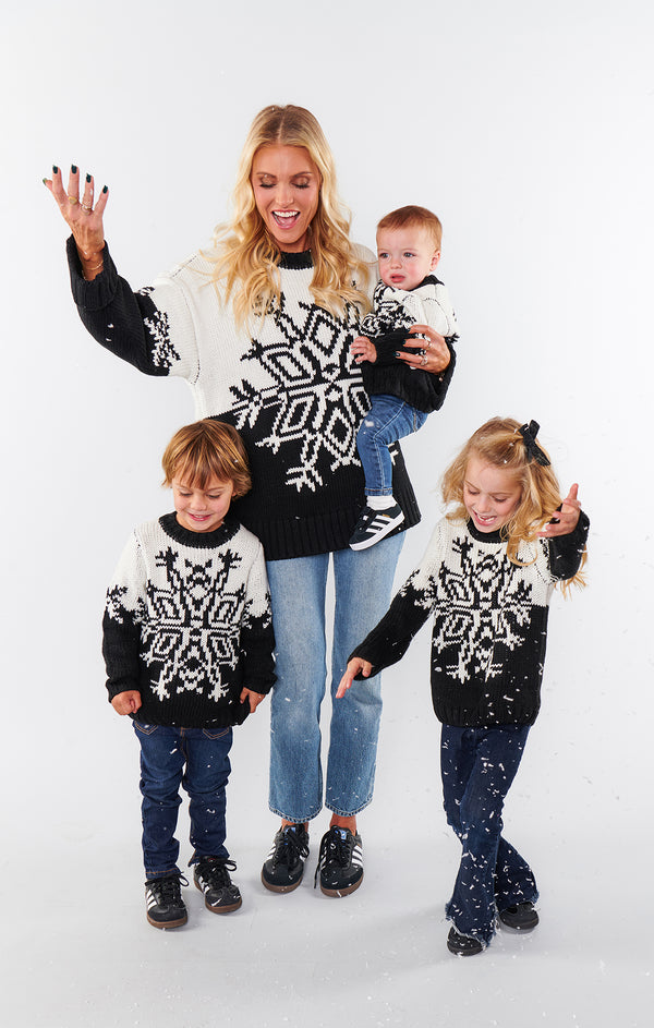 Lil Stowe Sweater ~ Snowflake Knit – Show Me Your Mumu