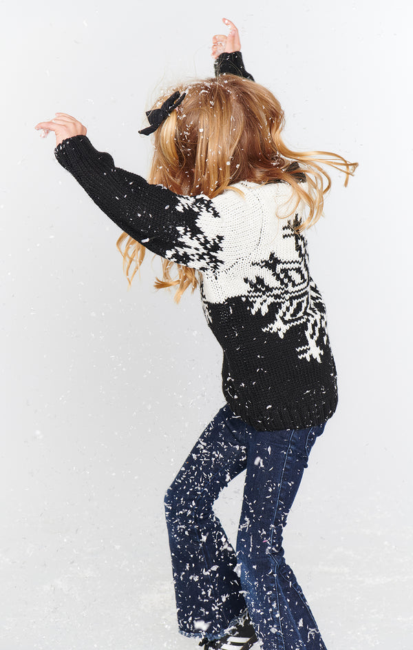 Lil Stowe Sweater ~ Snowflake Knit – Show Me Your Mumu