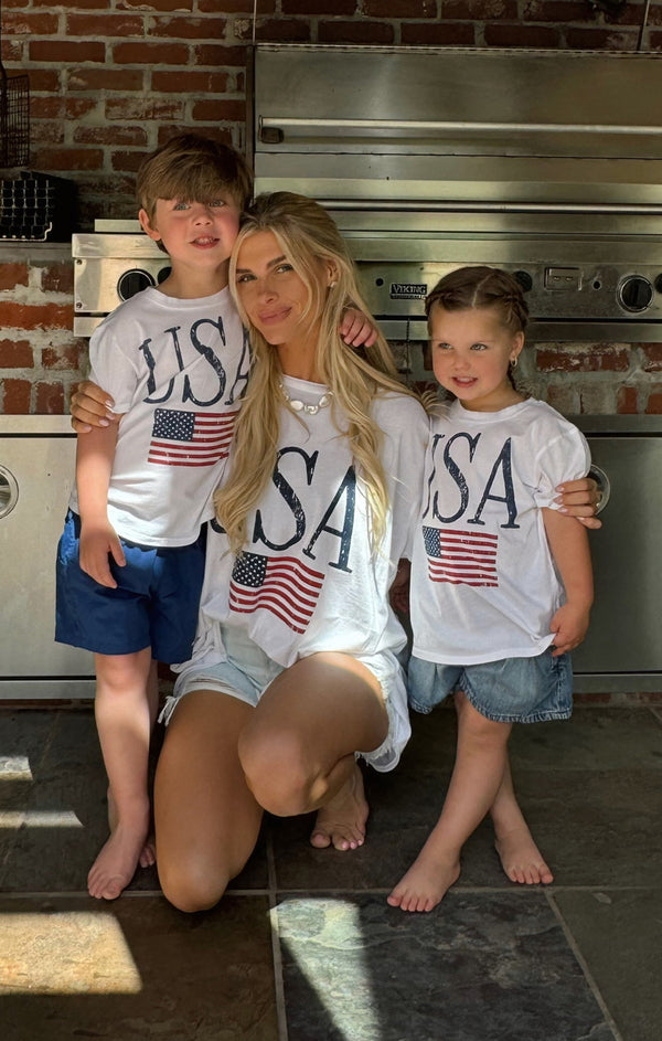 Little Travis Tee ~ USA Flag Graphic – Show Me Your Mumu