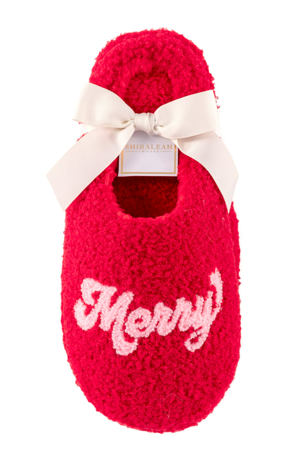 Merry Slippers ~ Red – Show Me Your Mumu