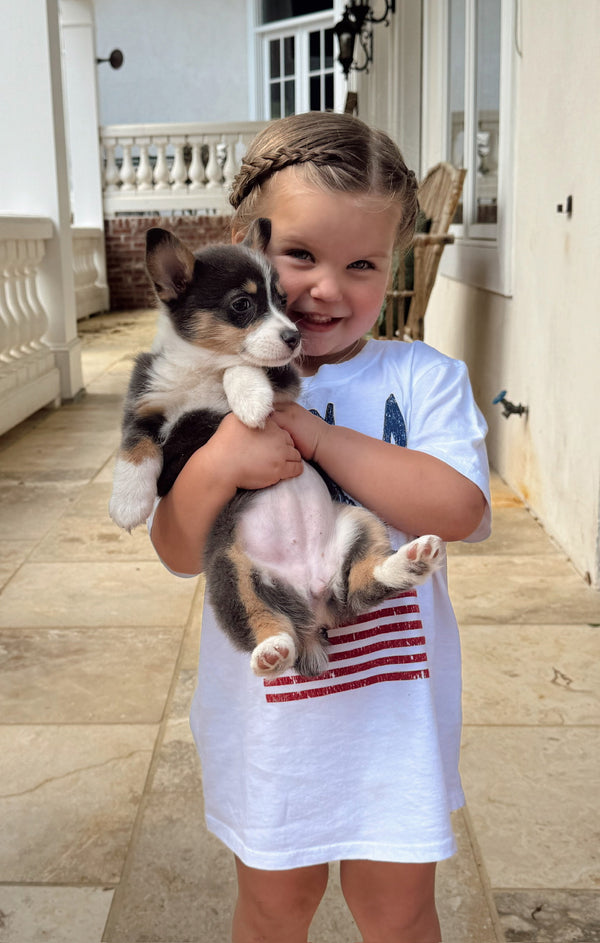 Little Travis Tee ~ USA Flag Graphic – Show Me Your Mumu