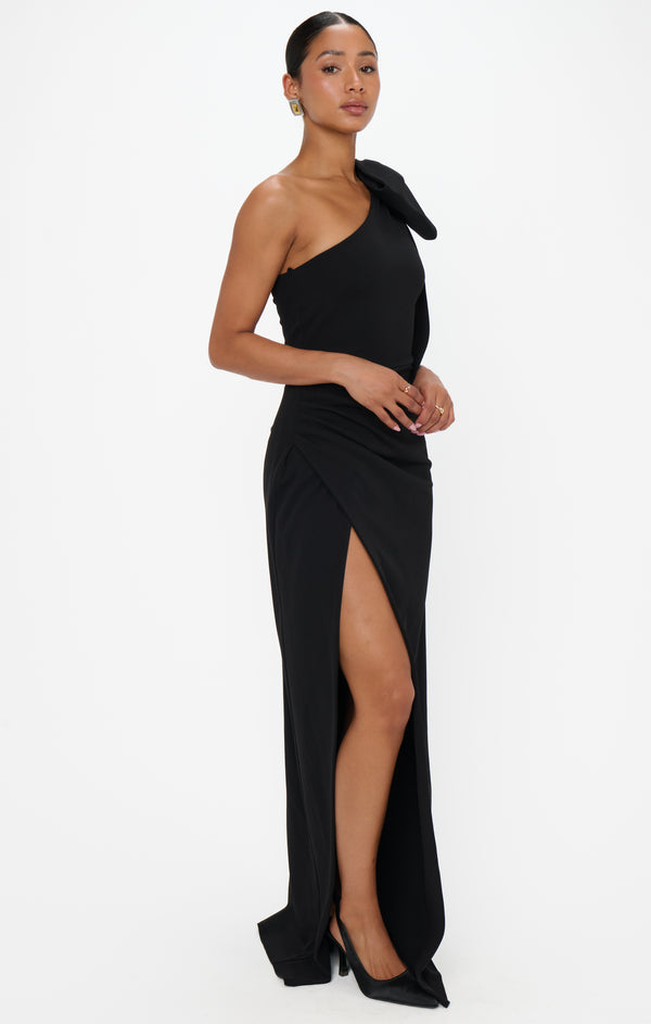 Bliss Bow Dress ~ Black Stretch – Show Me Your Mumu