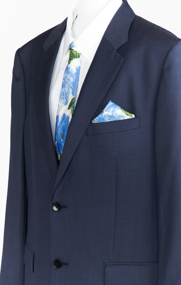 Sam Pocket Square ~ Cottage Floral Blue – Show Me Your Mumu