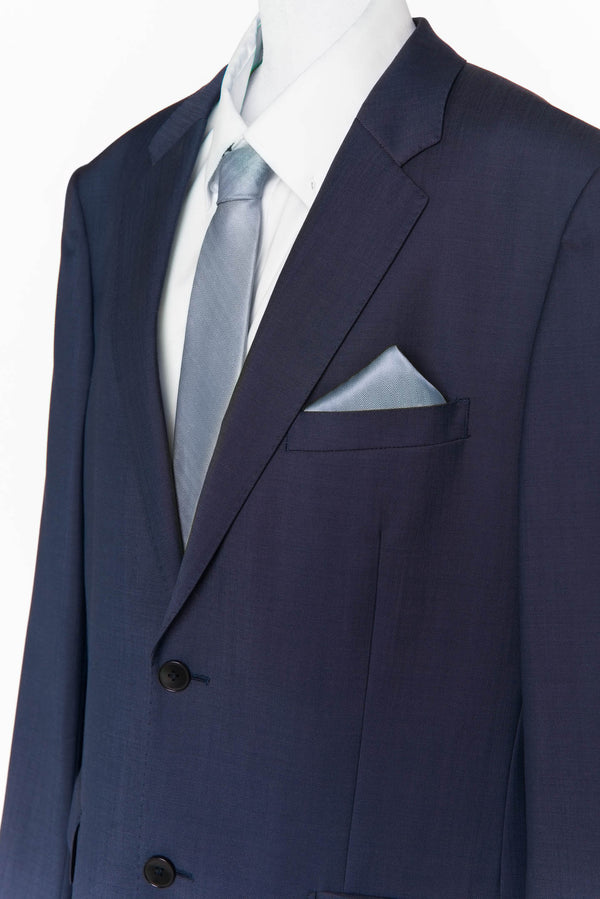 Sam Pocket Square ~ Steel Blue Solid – Show Me Your Mumu
