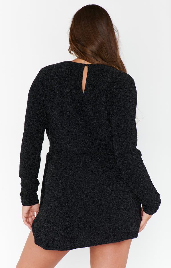 Stage Skort Dress ~ Black Shimmy Shine – Show Me Your Mumu