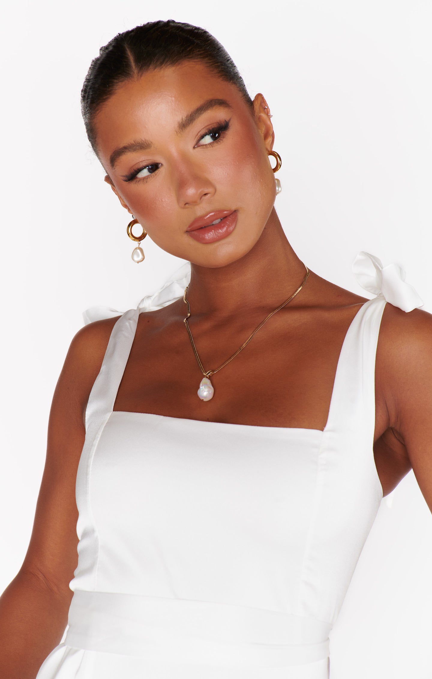 Faithy Jewels Ivy Hoops ~ Gold/Pearl – Show Me Your Mumu