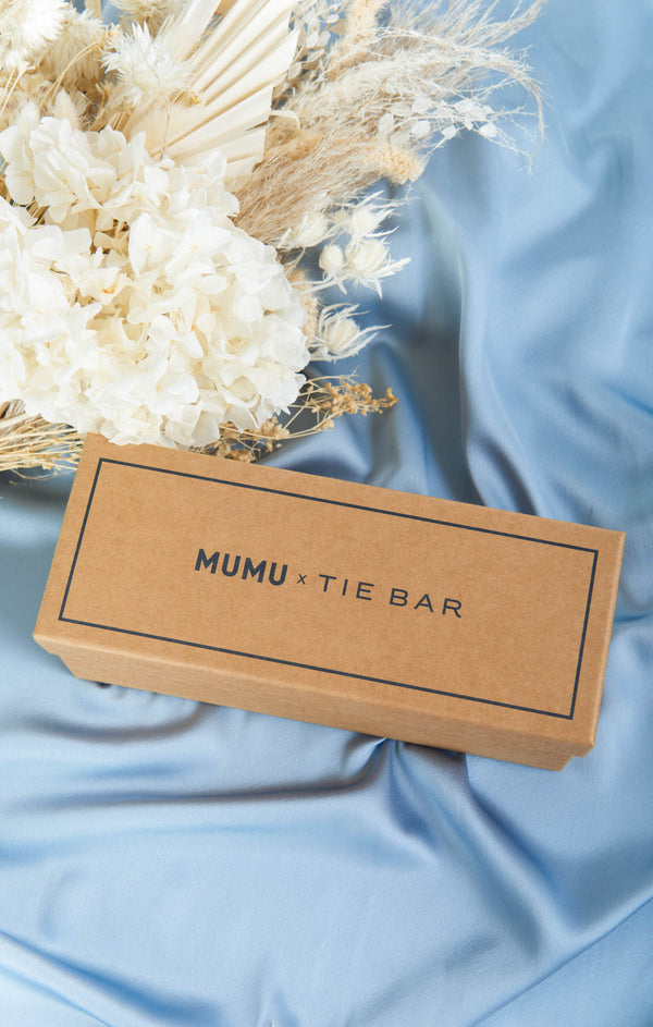 Mumu Weddings x Tie Bar Gift Box ~ Steel Blue Solid – Show Me Your Mumu