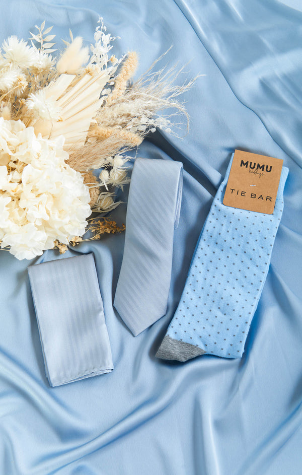 Mumu Weddings x Tie Bar Gift Box ~ Steel Blue Solid – Show Me Your Mumu