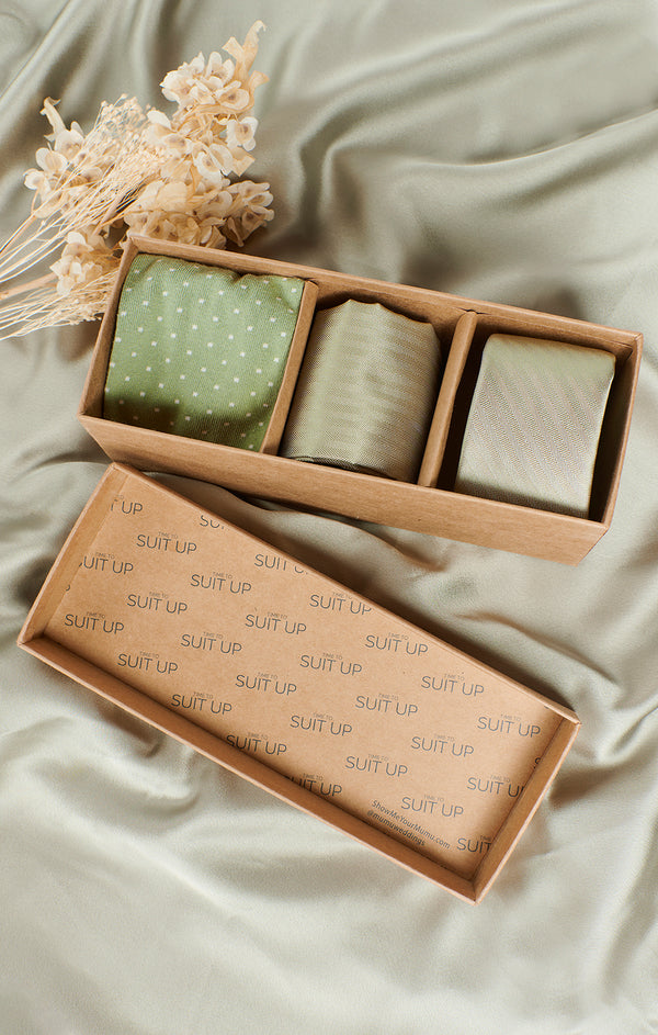 Mumu Weddings x Tie Bar Gift Box ~ Moss Green Solid – Show Me Your Mumu