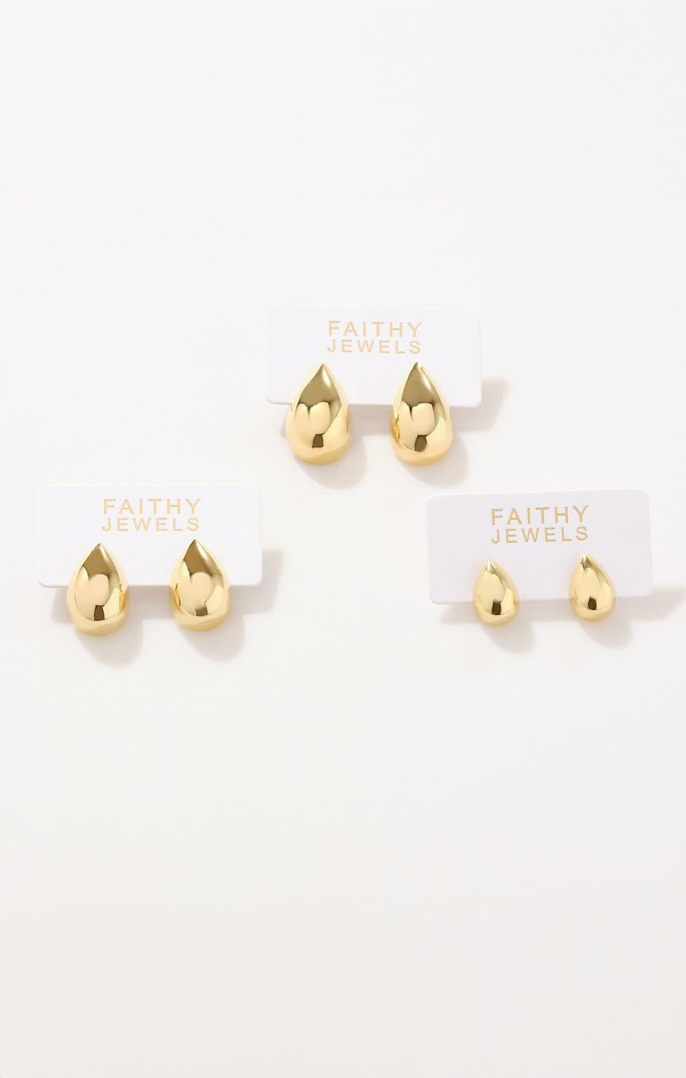 Faithy Jewels Mini Teardrop Earring ~ Gold – Show Me Your Mumu