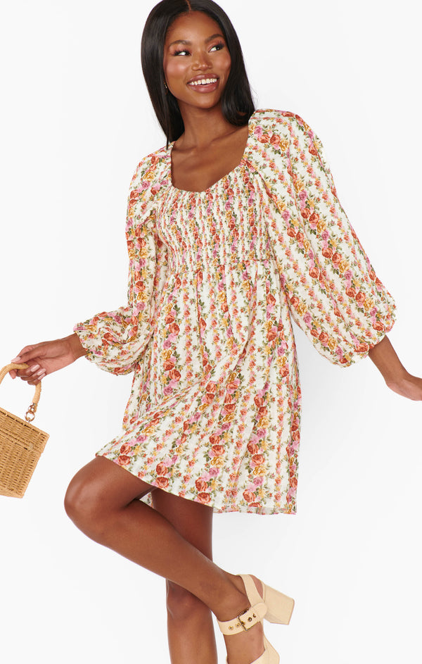 Josephine Dress ~ Hillside Stripe Floral – Show Me Your Mumu