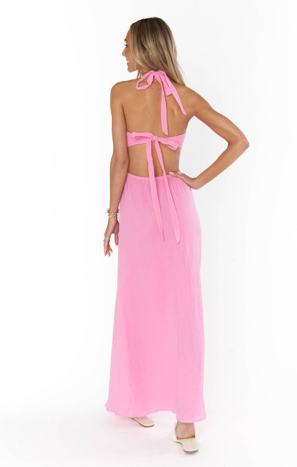 Marisol Maxi Dress ~ Bubblegum Gauze Show Me Your Mumu