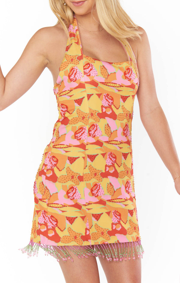 Samba Mini Dress ~ Havana Beaded Sequins – Show Me Your Mumu