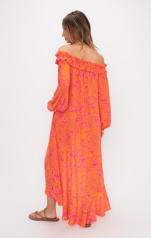 Bobbi Maxi Dress ~ Fuchsia Shells Pebble – Show Me Your Mumu