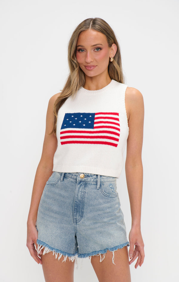 Milo Tank ~ Flag Knit – Show Me Your Mumu