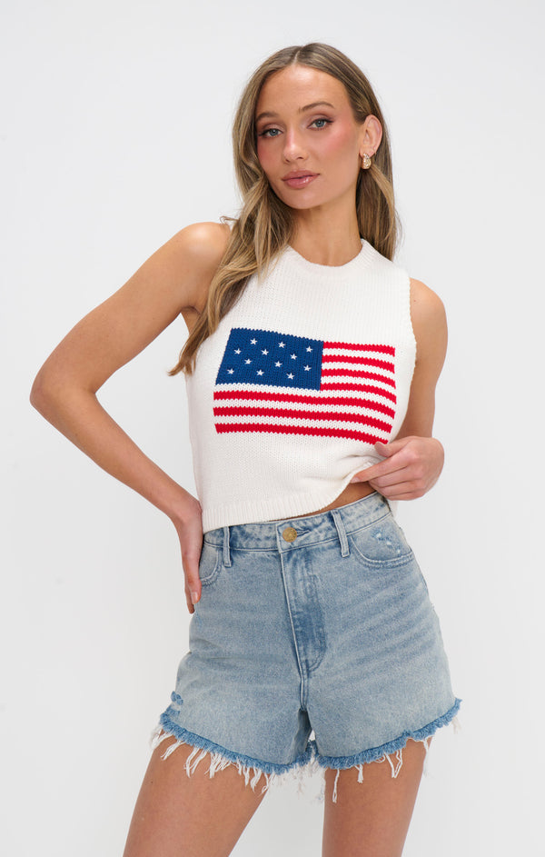 Milo Tank ~ Flag Knit – Show Me Your Mumu