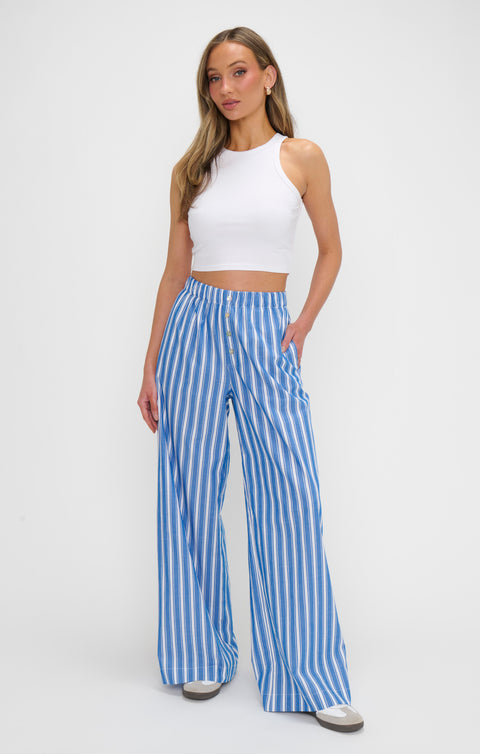 Max Boxer Pants ~ Coastal Blue Stripe – Show Me Your Mumu