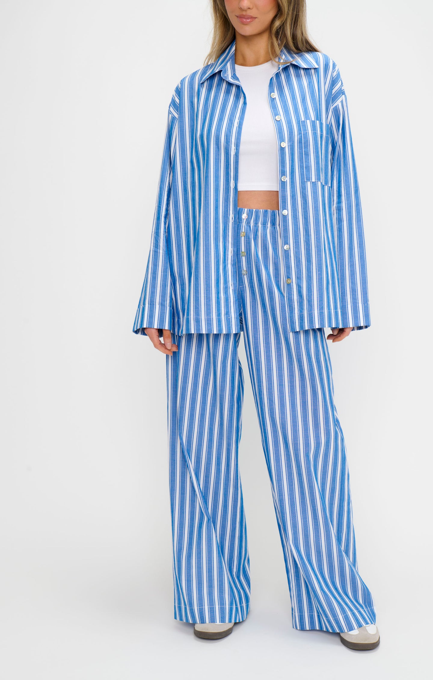 Max Boxer Pants ~ Coastal Blue Stripe – Show Me Your Mumu