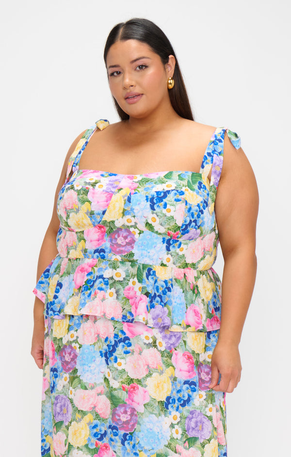 Paxton Midi Dress ~ Flower Shop – Show Me Your Mumu