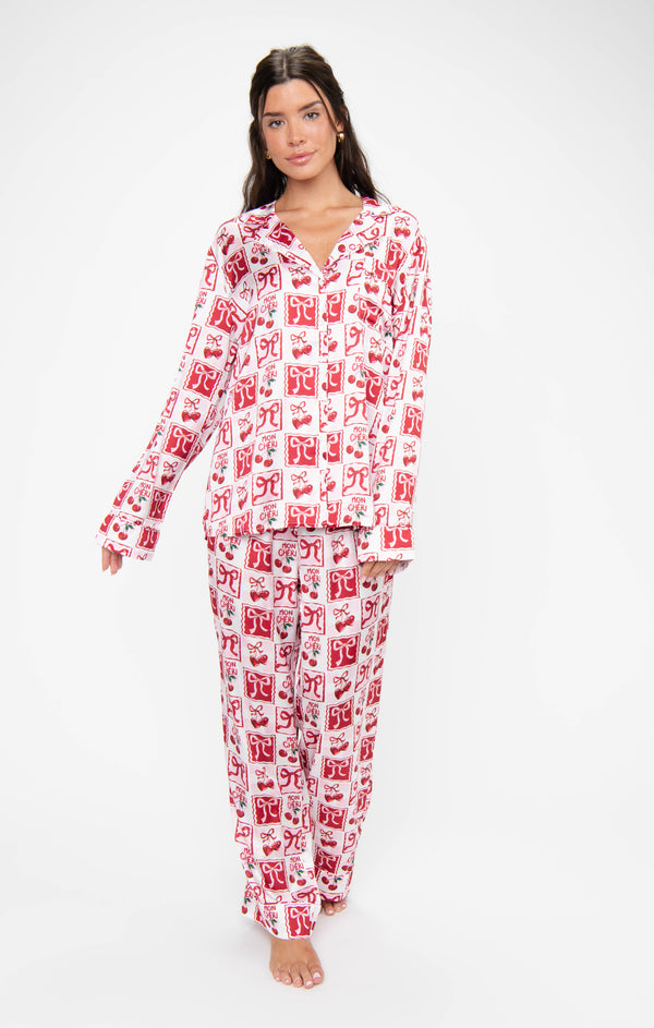 Classic PJ Set ~ Mon Cheri Silky – Show Me Your Mumu