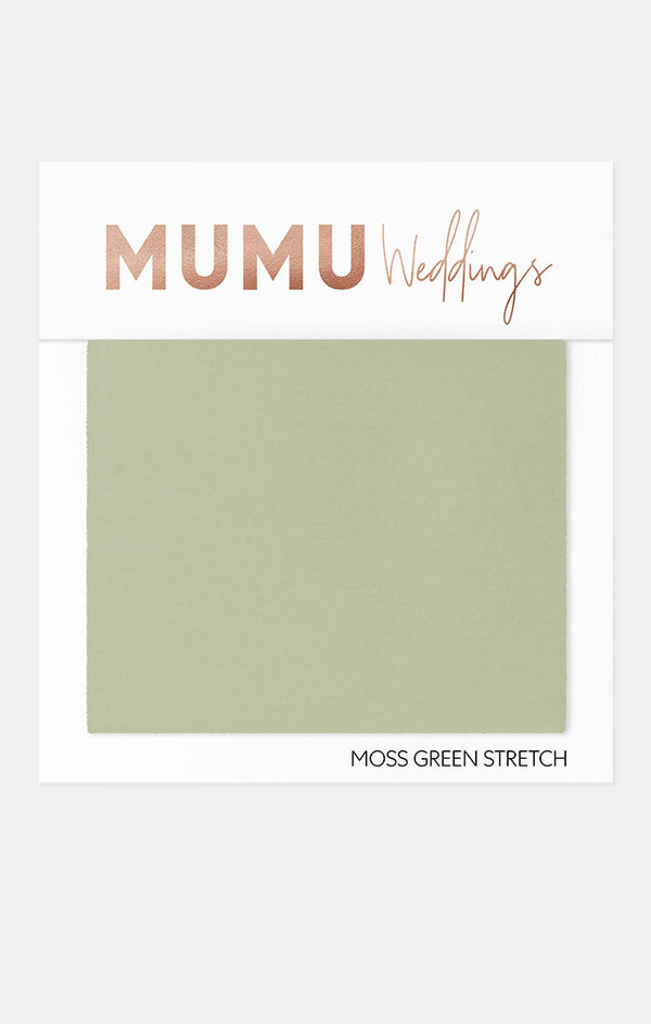 Bridesmaid Fabric Swatch ~ Moss Green Stretch – Show Me Your Mumu