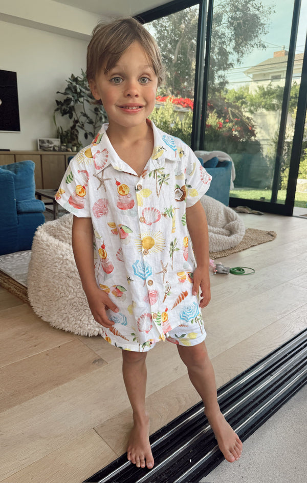 Lil Easy Shorts ~ Seaside Treasures – Show Me Your Mumu