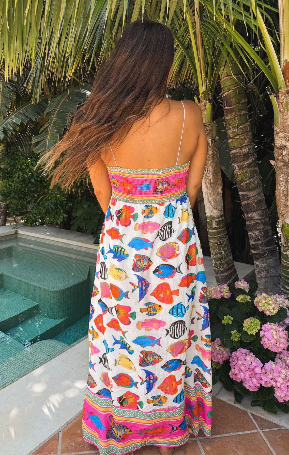Skylar Maxi Dress ~ Rainbow Reef – Show Me Your Mumu