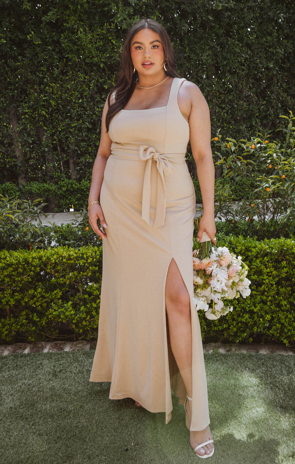 Paris Gown ~ Champagne Stretch – Show Me Your Mumu