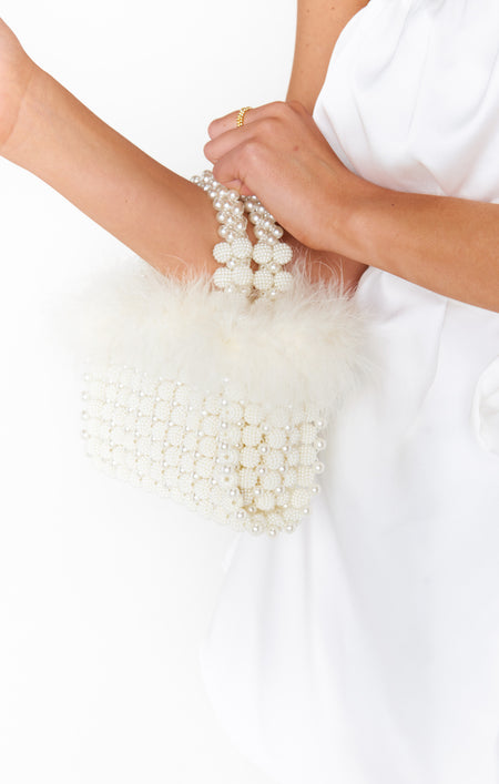 I Do Bag ~ Ivory Beaded – Show Me Your Mumu