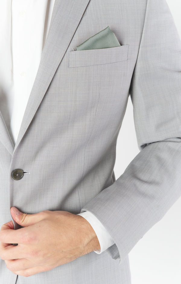 Sam Pocket Square ~ Deep Sage Solid – Show Me Your Mumu